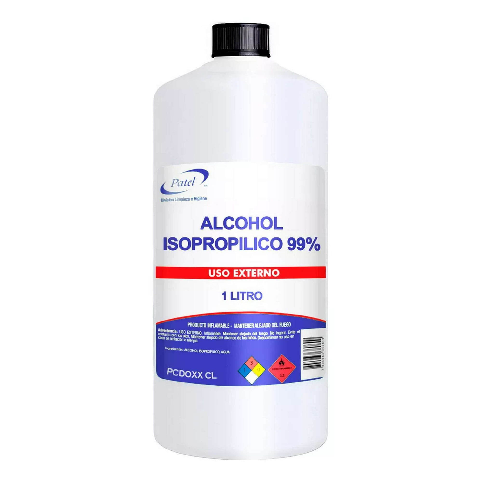 Alcohol Isopropilico 99% Puro 1 Litro 1000 ML Patel | Lider