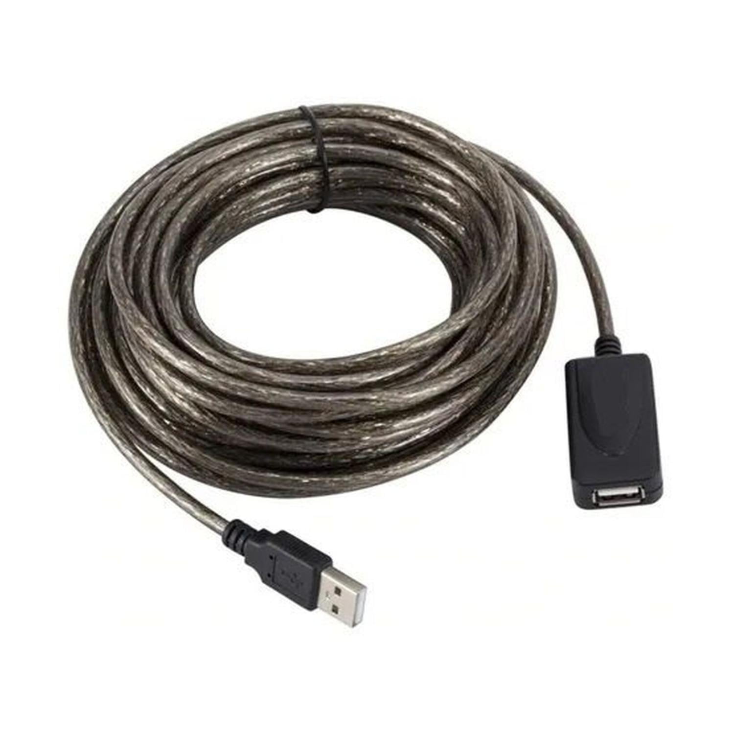 Cable Estension USB Macho A Hembra Amplificador 5Mts | Lider