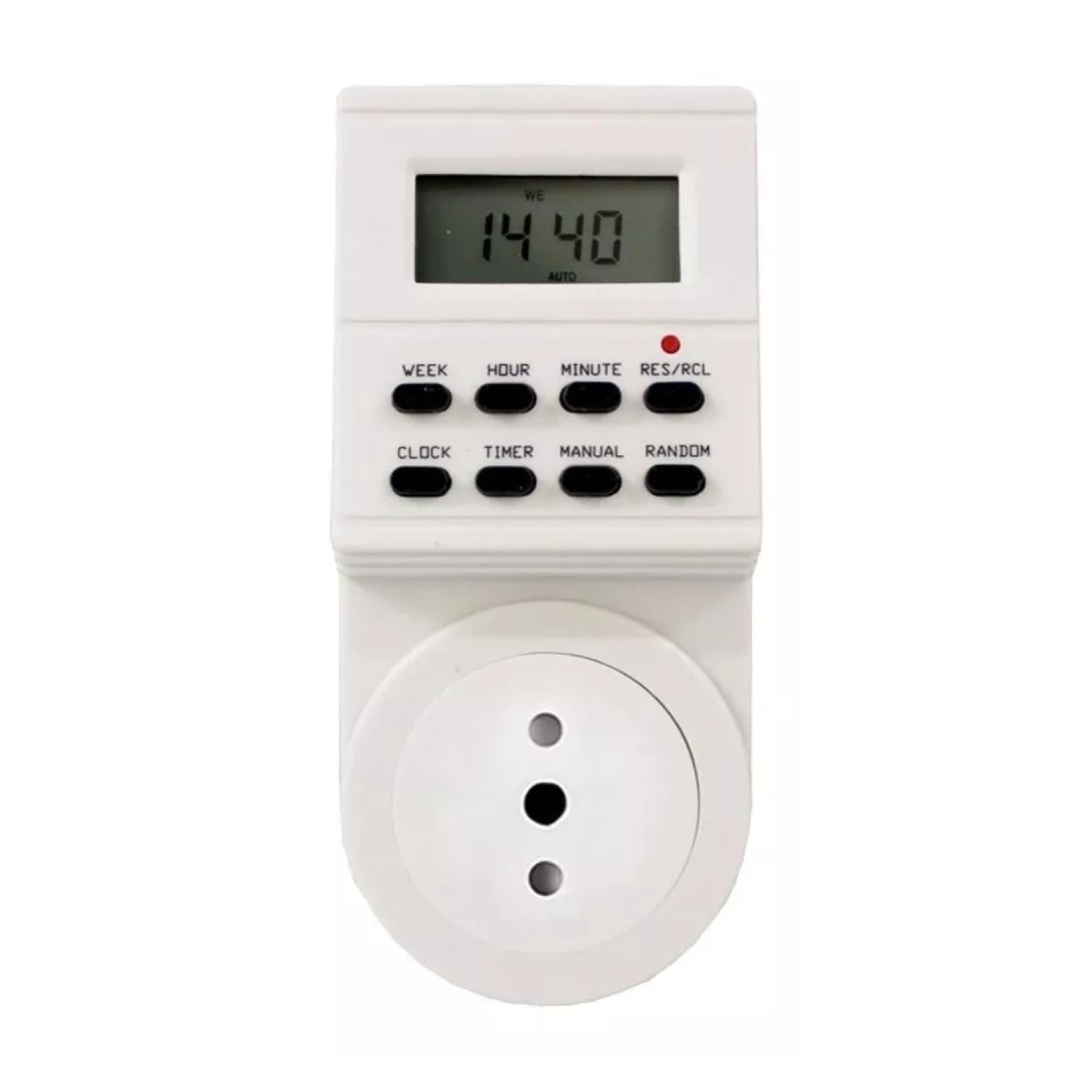 Timer Digital 2300w Temporizador 24 Horas Blanco 7922 | Lider