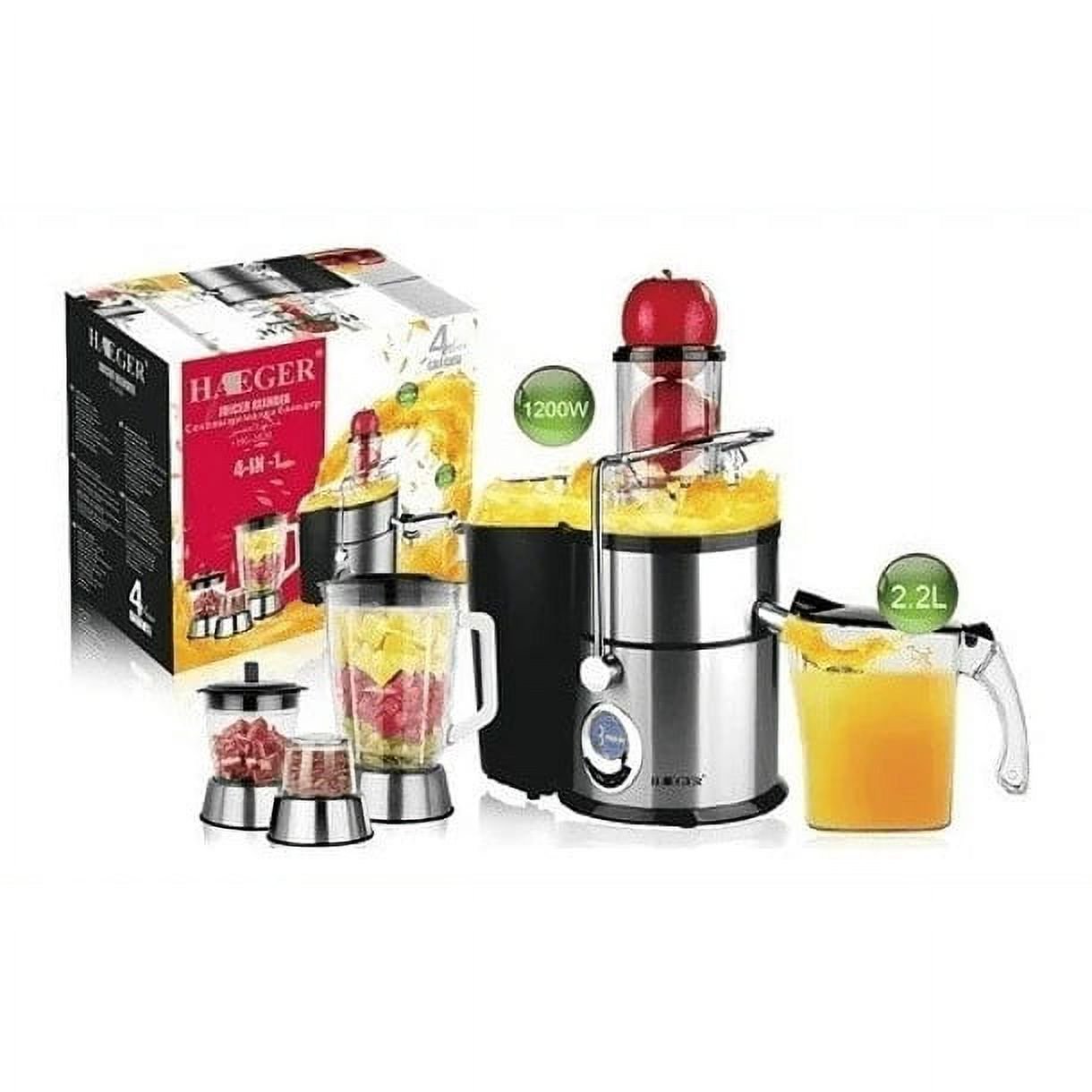 Extractor de Jugo 4 en 1 Licuadora Procesador de Alimentos | Lider