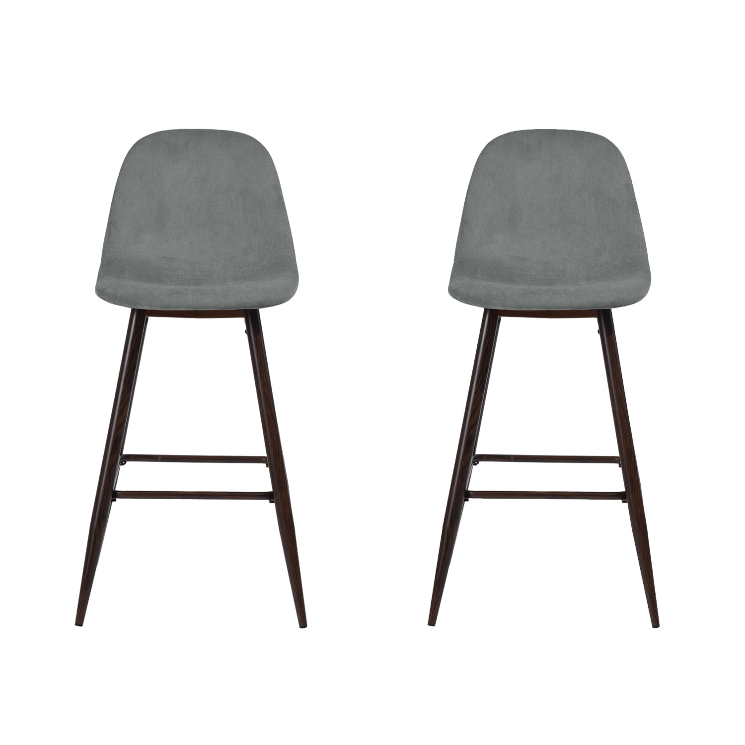 Pack 2 Pisos de Bar con Patas de Metal Gris | Lider