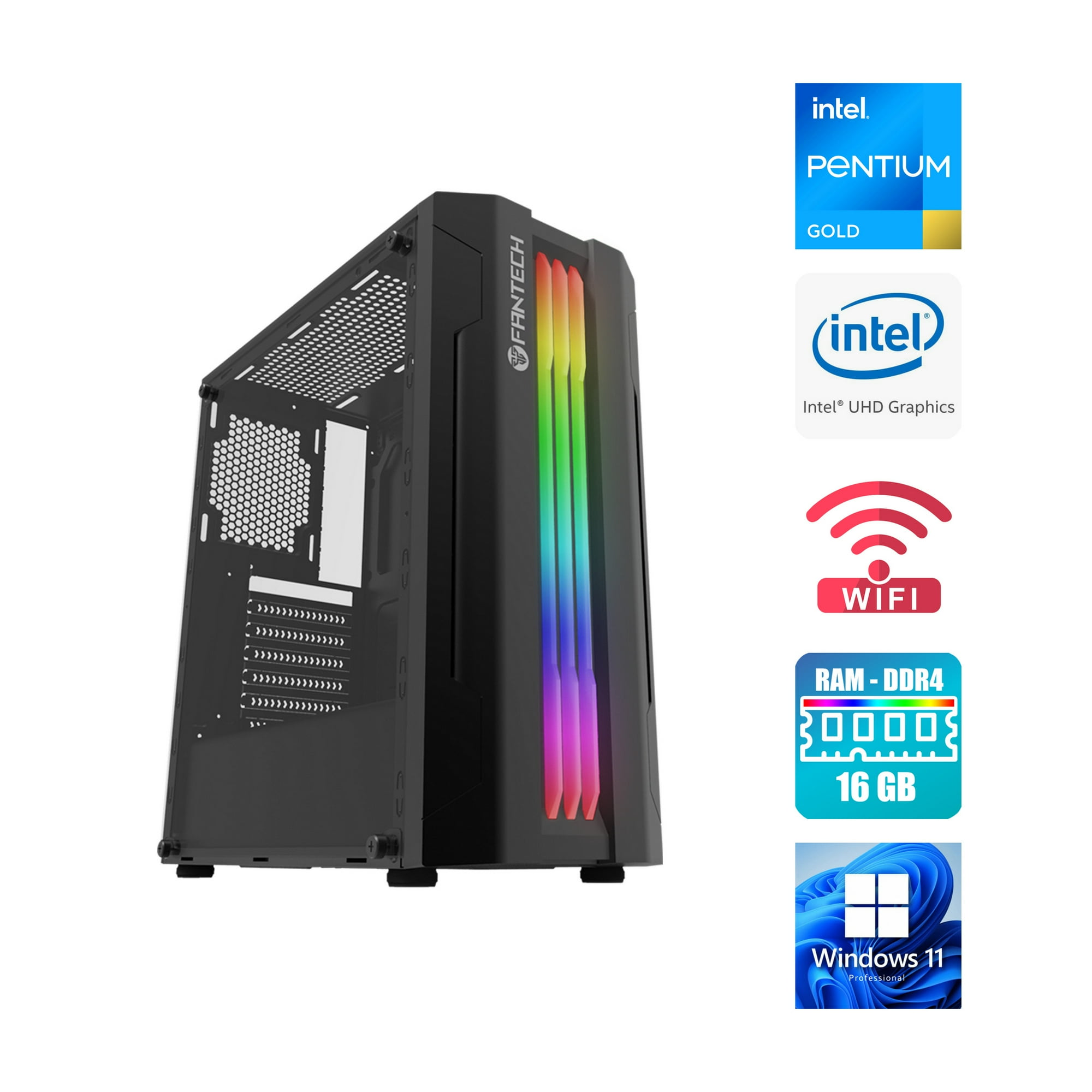 PC Gamer Intel Pentium Gold G6400 - Gráficos Integrados - 16 GB RAM ...