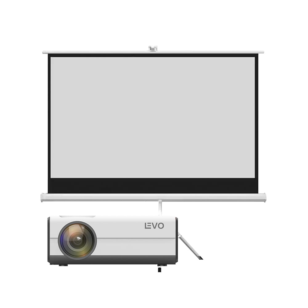 Proyector Led Portátil PL05 + Telón 100 pulgadas Levo | Lider