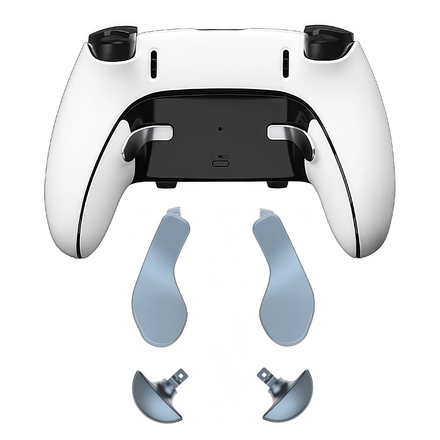Kit de Paletas Traseras Metal AARONMEI PS5 Edge Elite Set 4 Piezas Gris ...