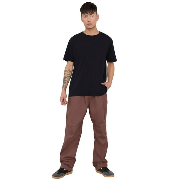 Pantalón Hombre Parachute Fit Wide Leg Café Corona | Lider