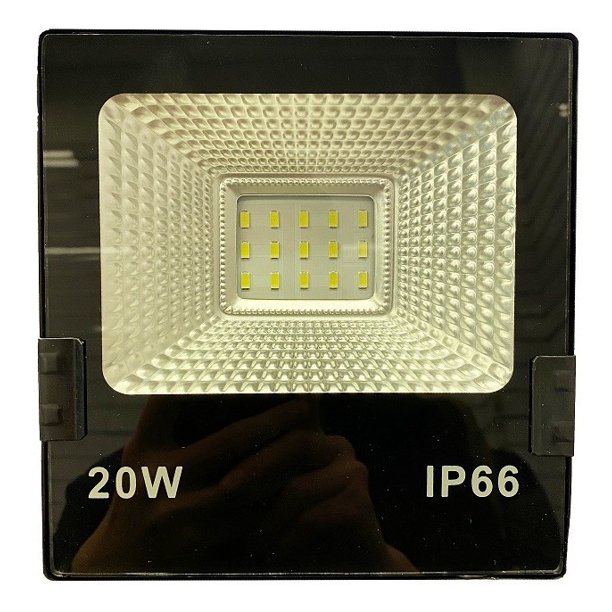 Foco Proyector Led Plano Reflector 20w 12 Led Exterior | Lider