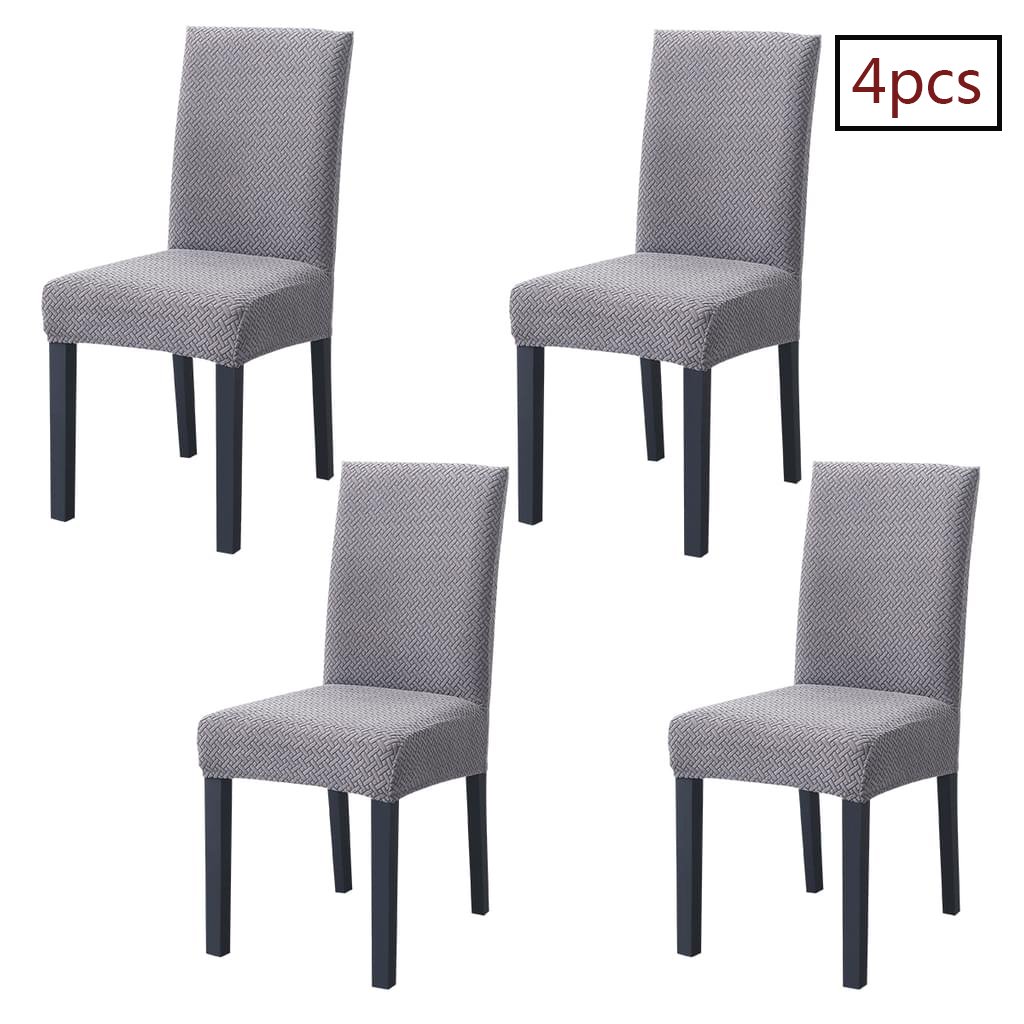 Juego de 4 fundas para sillas con respaldo alto desmontables para ...