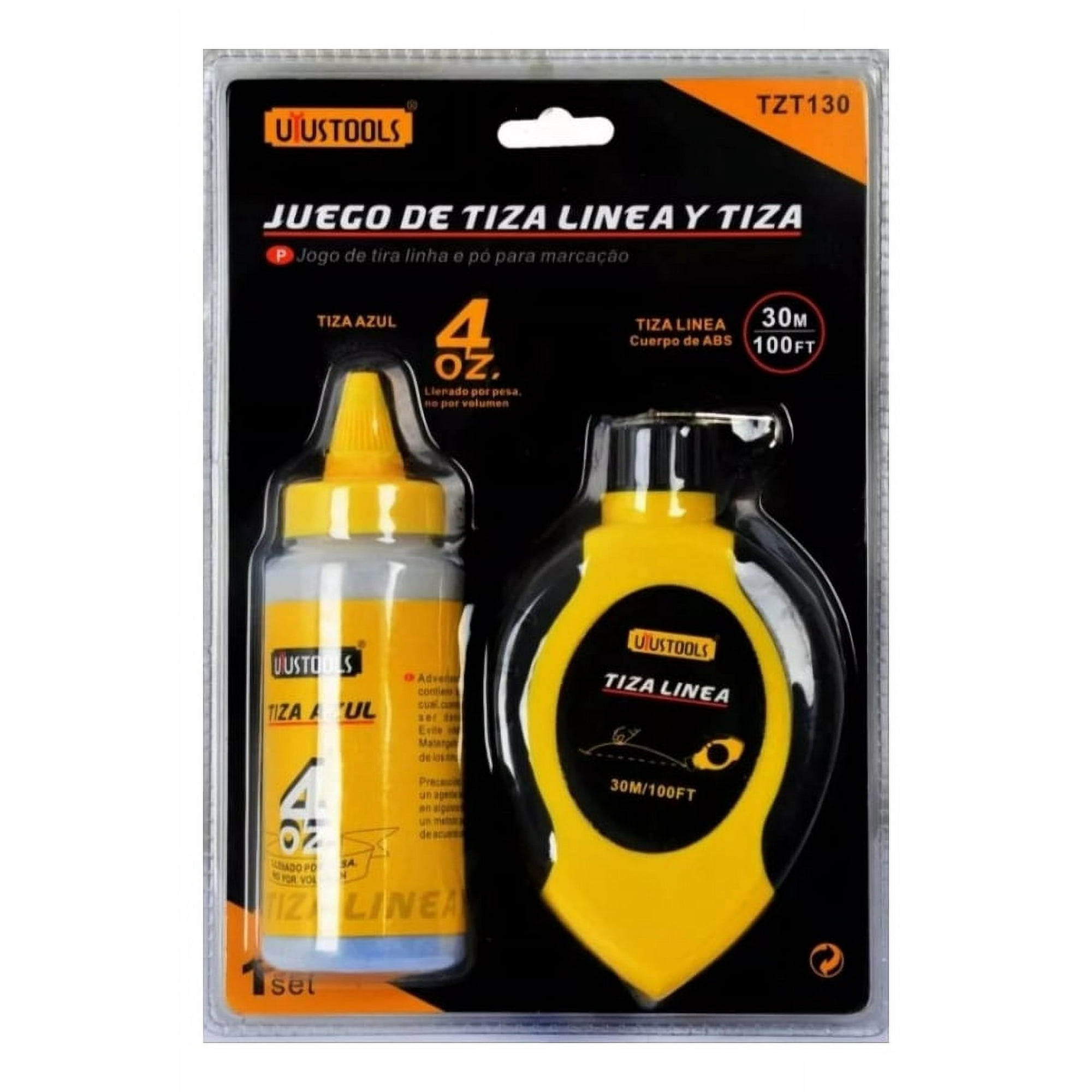 Tizador Con Lienza 30 Metros Tizalinea Tiza Bicolor | Lider