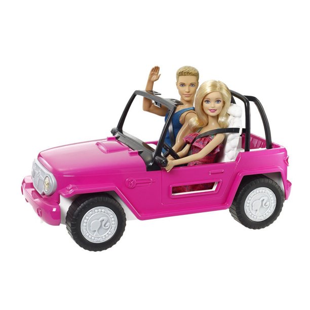 Muñeca Barbie auto de playa | Lider