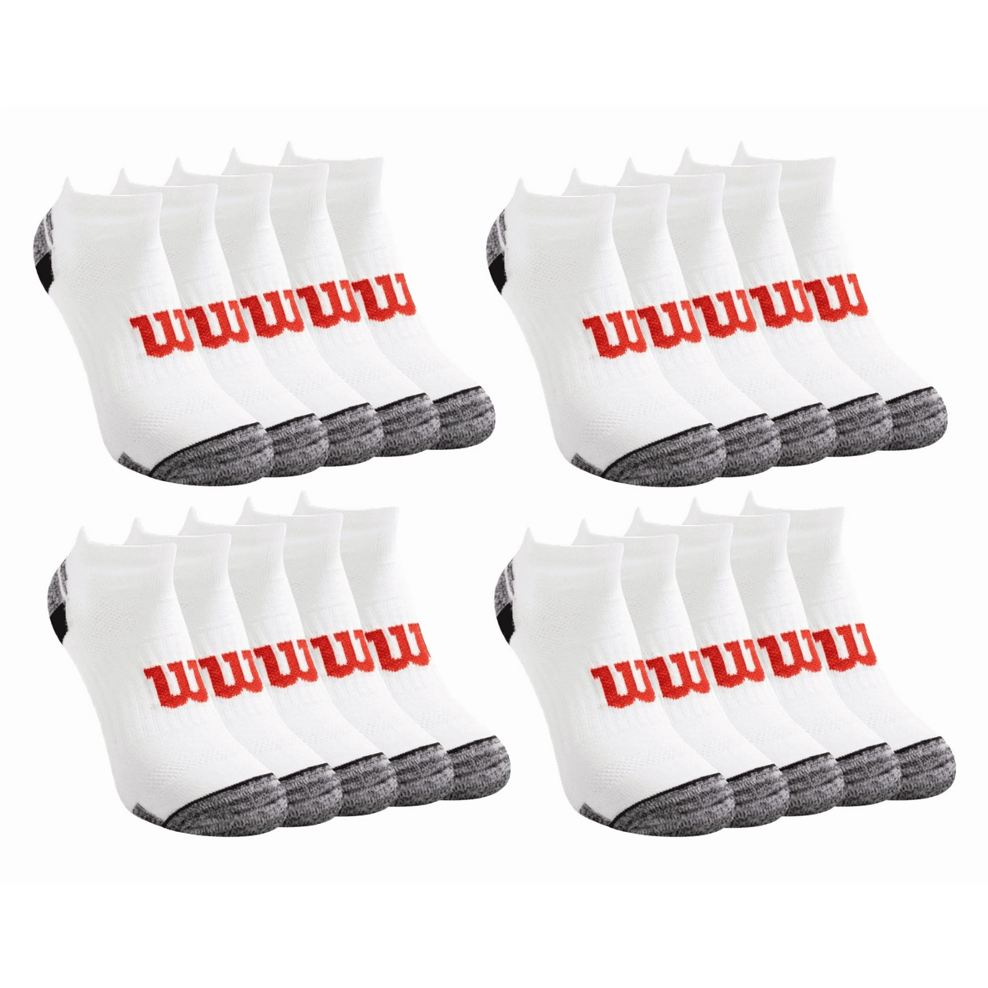 Calcetines Wilson 20 Pack Hombre No Show Reforzados Blanco | Lider