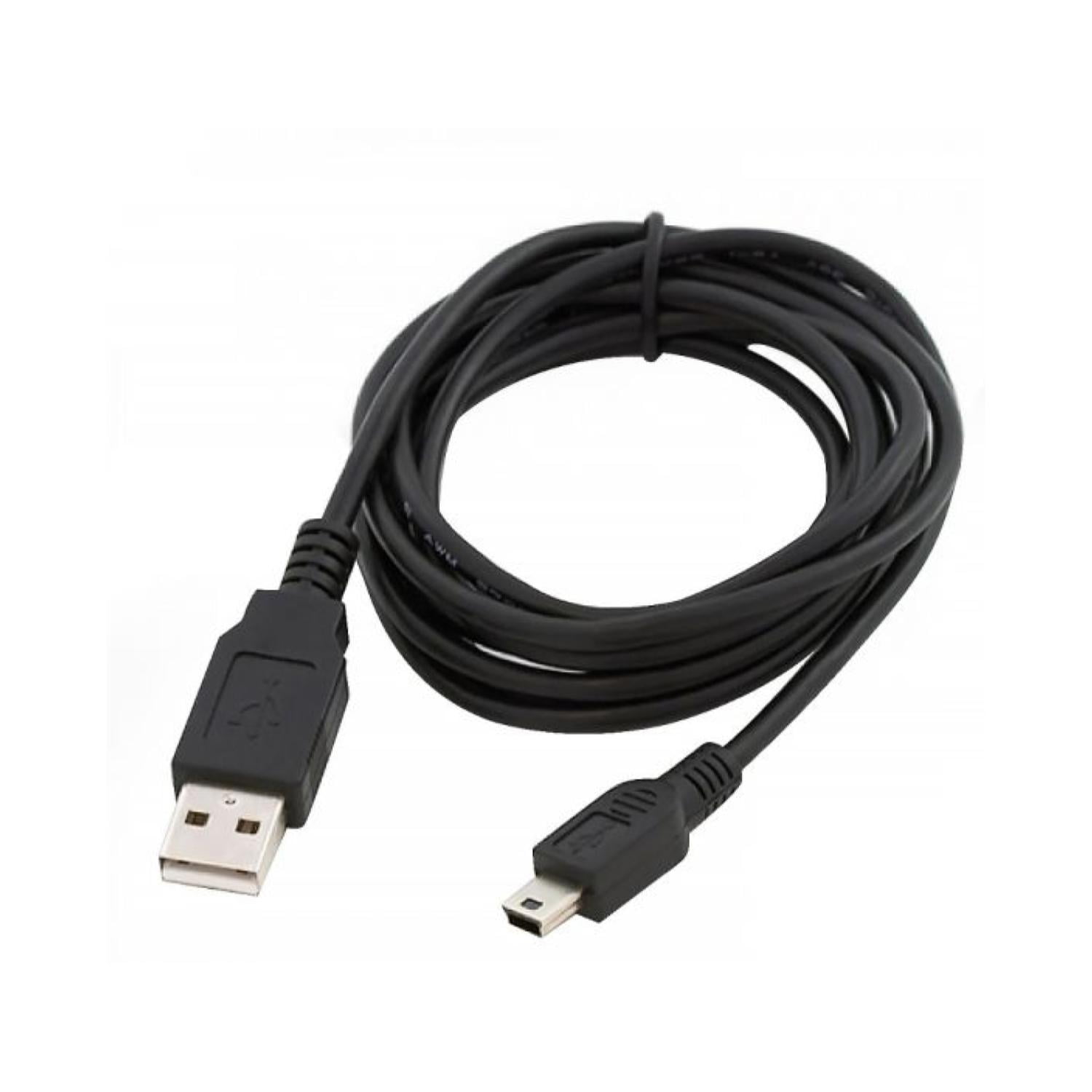 Cable Usb A Mini Usb 1.8mts Negro | Lider