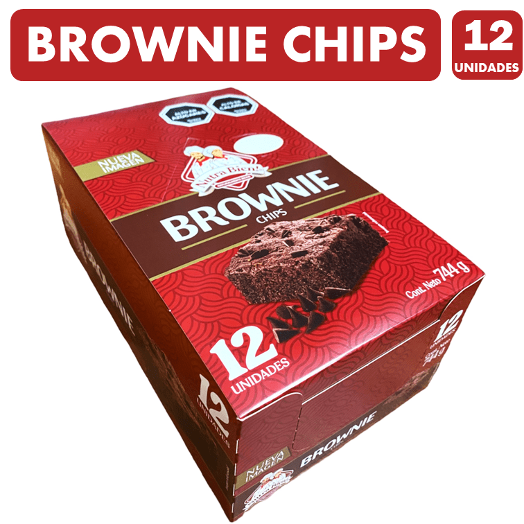 Brownie Chips De Nutrabien (Caja Con 12 Unidades) | Lider