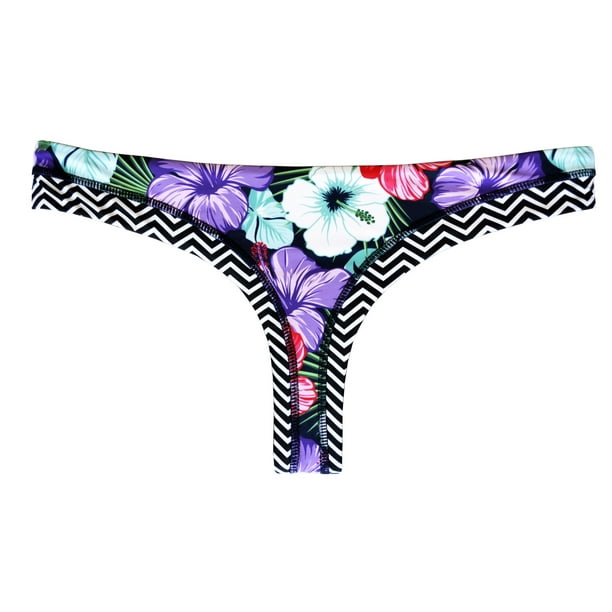 Bikini Calzón Colaless Reversible Estampado L | Lider