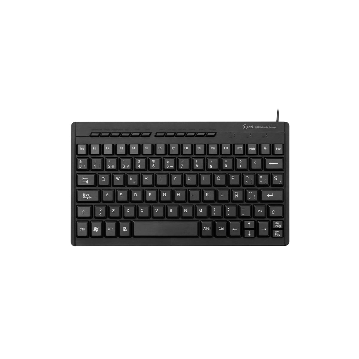 Teclado Micro Slim Usb-Negro | Lider