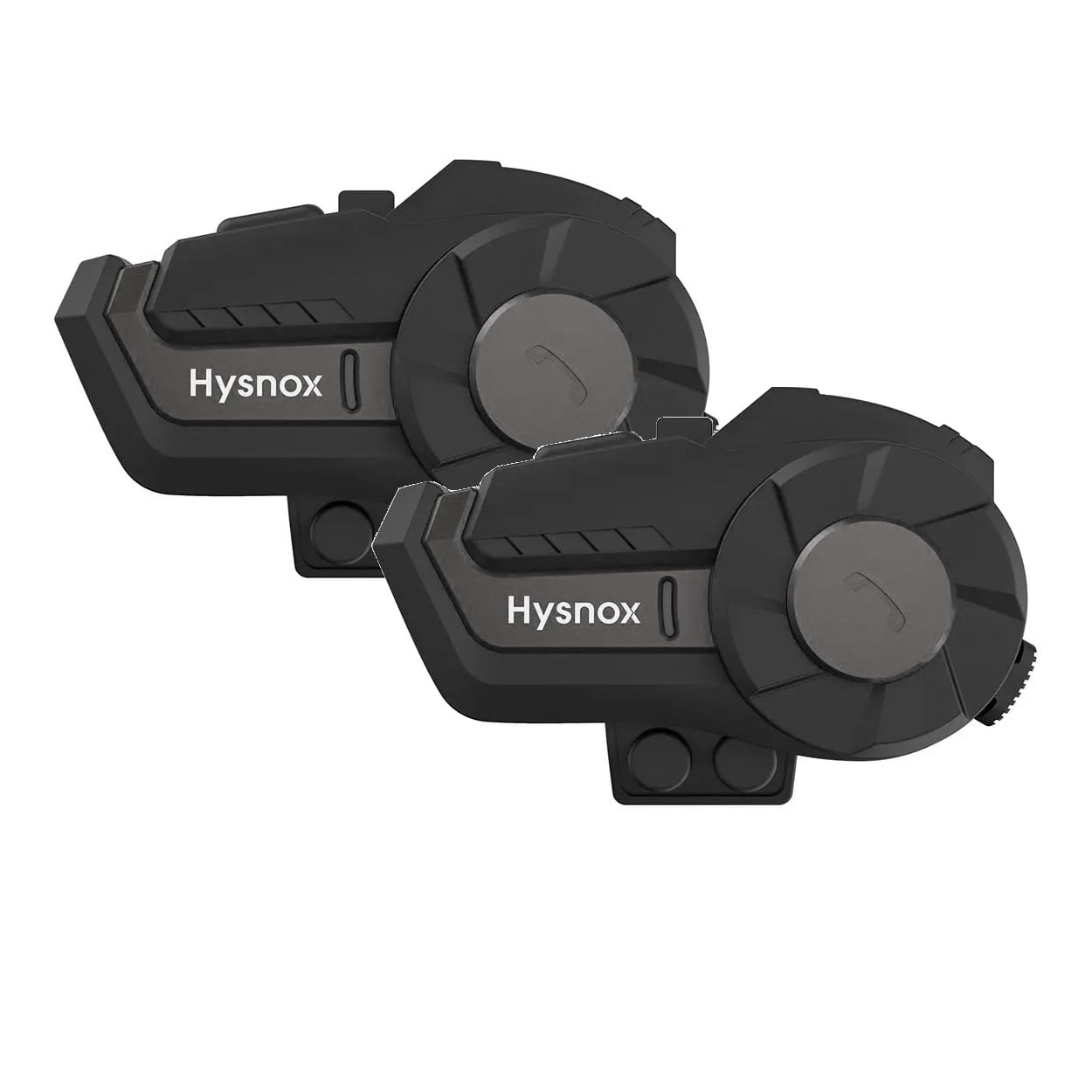 pack 2 Intercomunicadore y manos libre Bluetooth para Moto Hysnox HY ...
