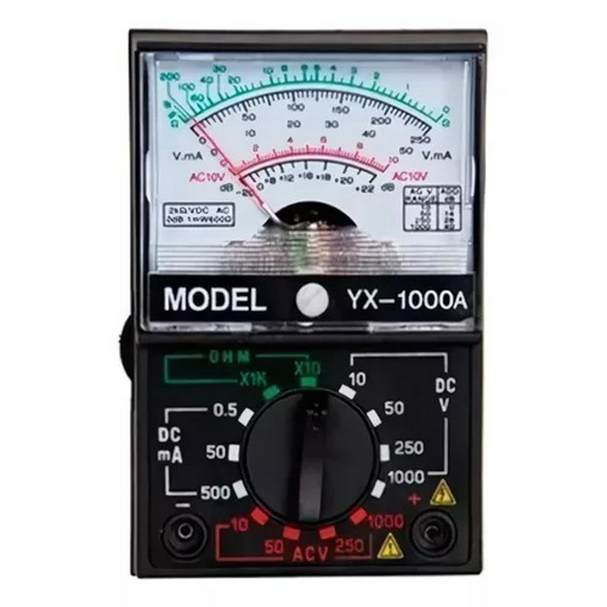 Multitester Multímetro Análogo Yx-1000a Resistencia Eléctric | Lider
