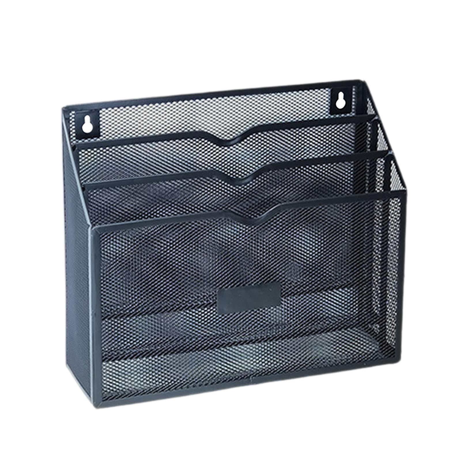 Canasto De Almacenamiento De Archivos De Metal, Práctico Organizador De ...