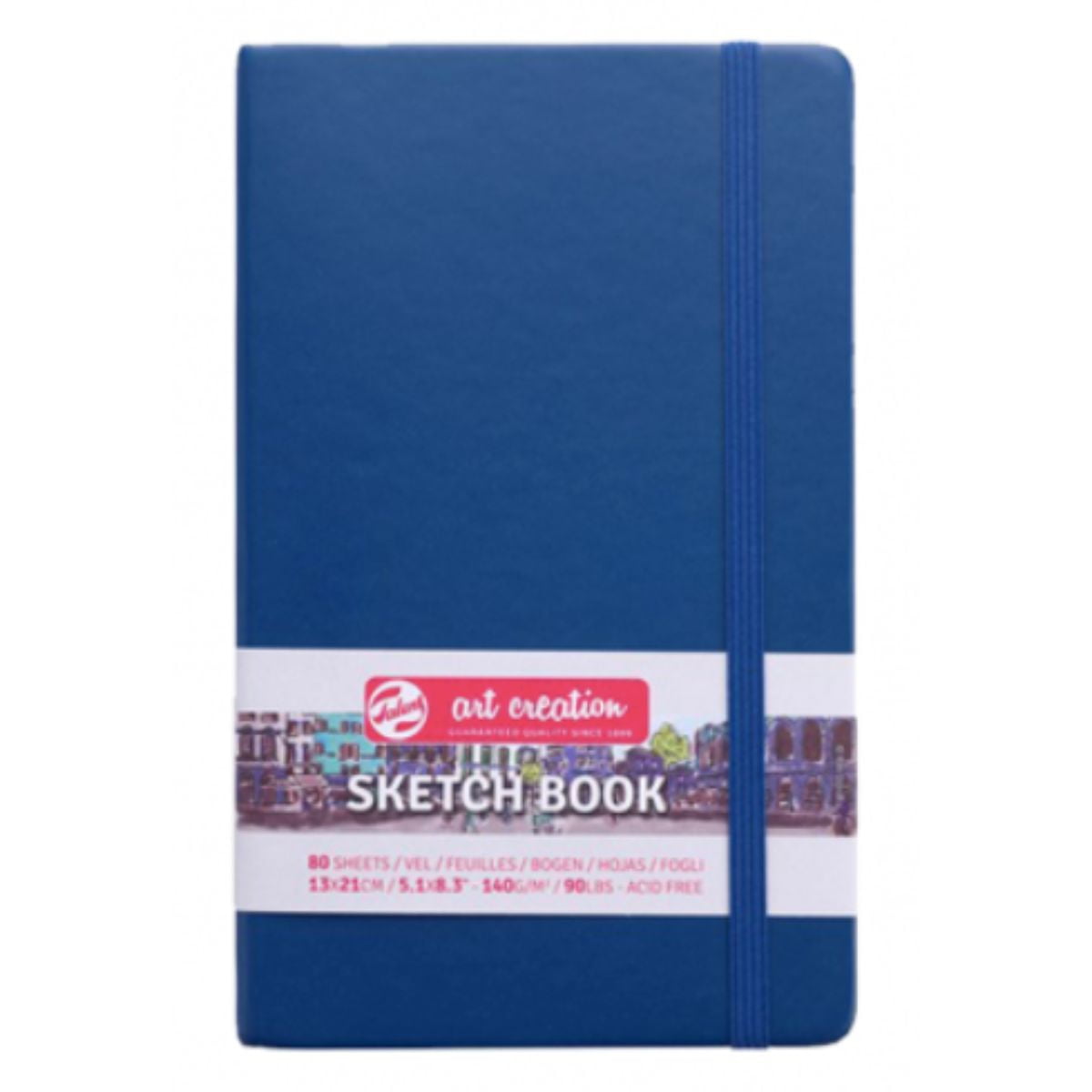 Libreta Art Creation Azul Marino 13x21cm 140gr 80hjas. | Lider
