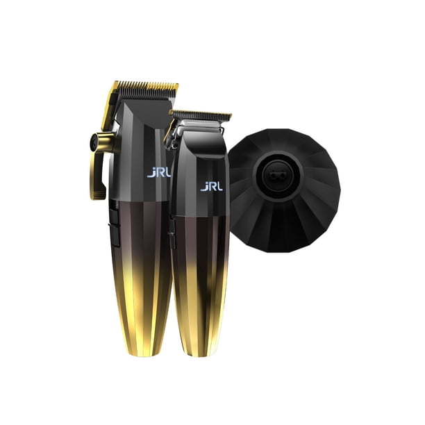 Kit Máquina Clipper Trimmer Jrl Gold Cuchilla Titanio | Lider