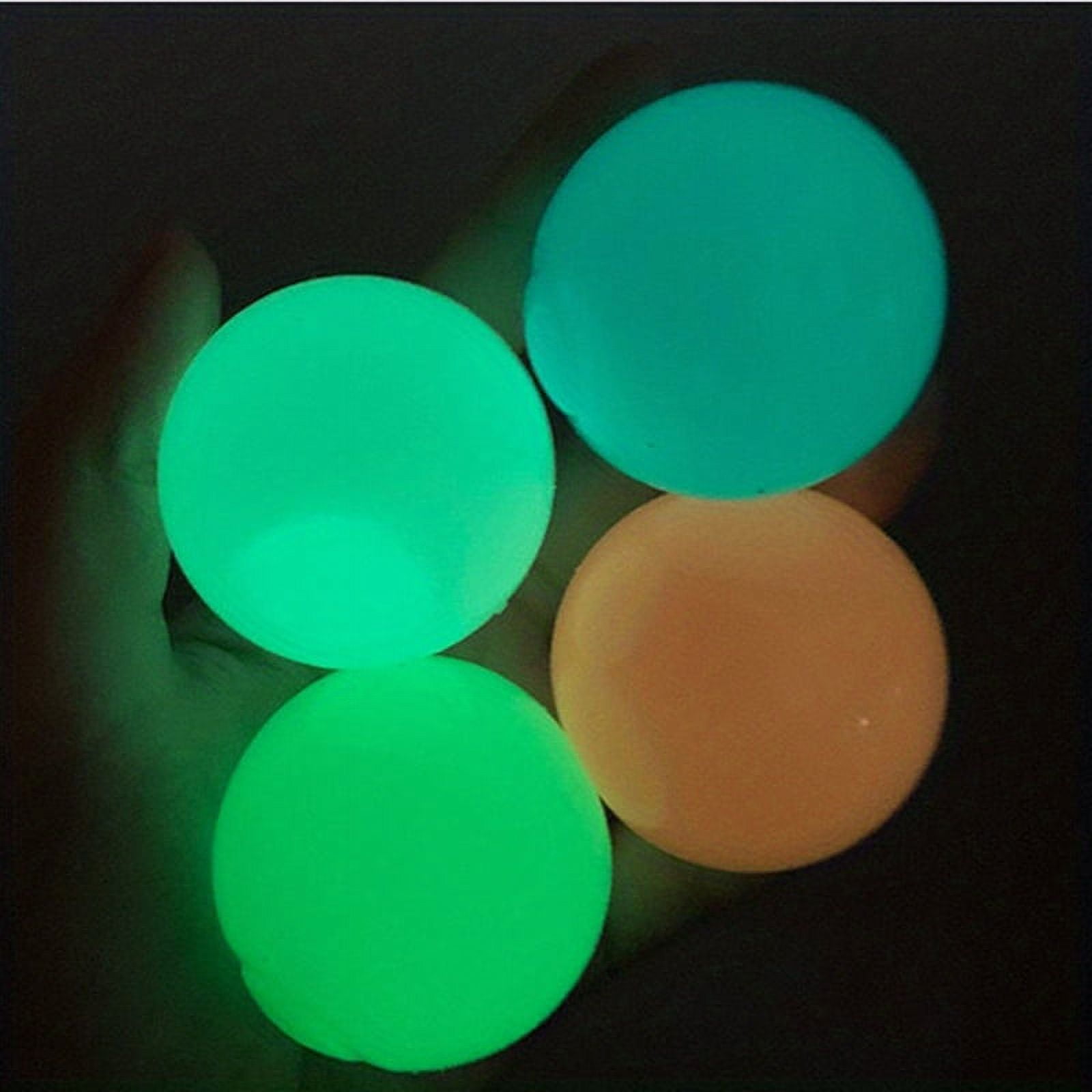 4/6pcs, Luminous Sticky Target Ball, Sticky Wall Ball, Decompression ...