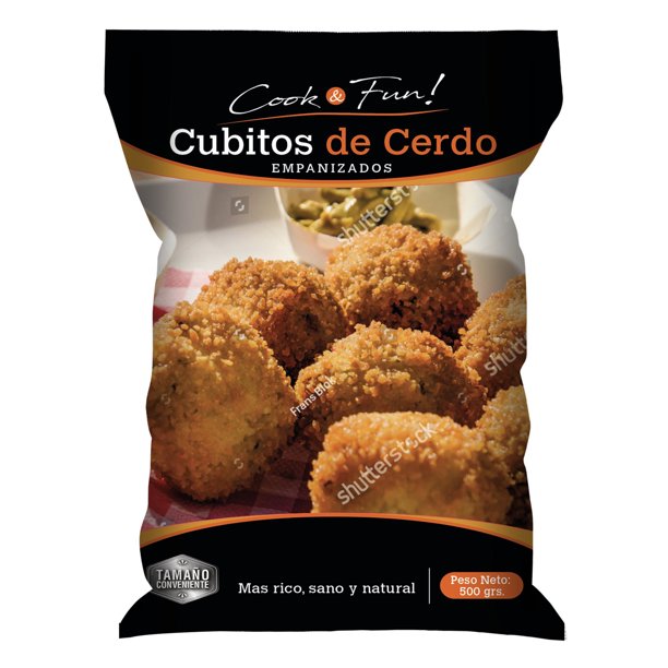 Cubitos De Cerdo Apanado, 500 g | Lider