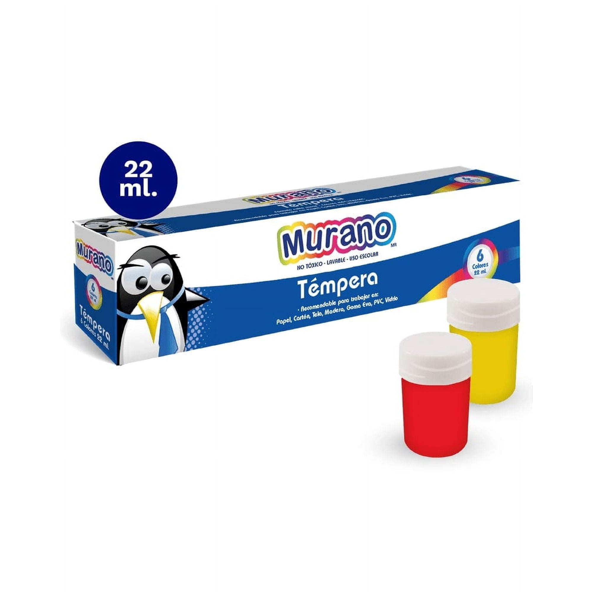 Tempera 6 Colores 15 Ml Murano | Lider