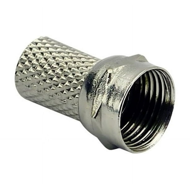 Conector Coaxial Rg-6 Metálico De Alta Resistencia | Lider