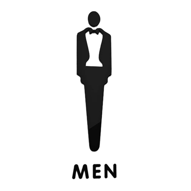 Letrero Para WC, Letrero Para Baño, Decoración, Tablero, Señalización ...