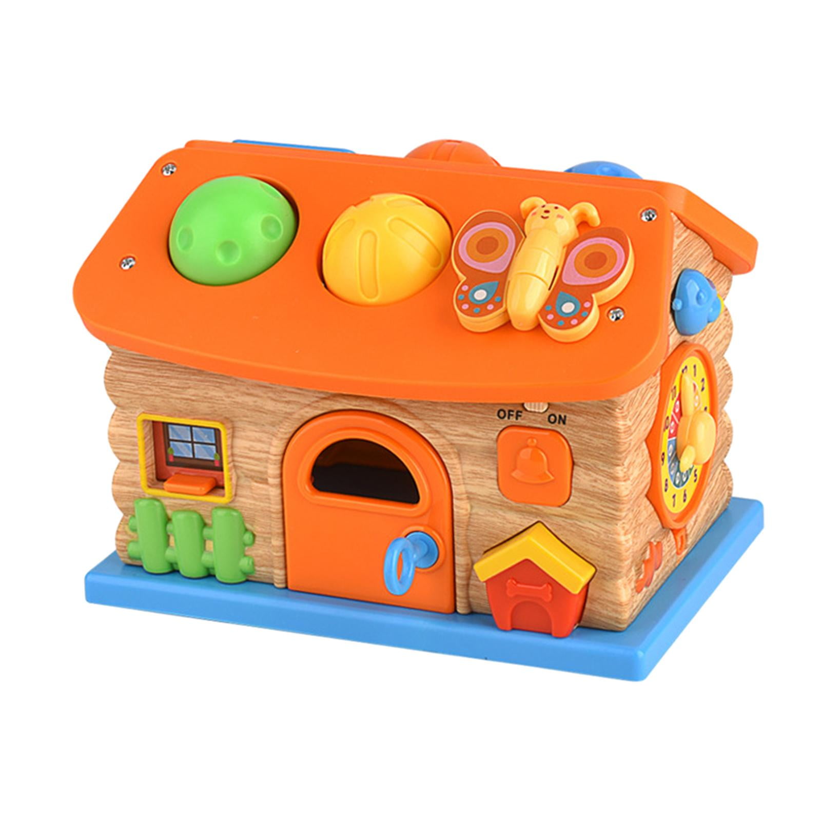 Montessori Aprendizaje Educativo Sensory Building Knock Toy Para Niños ...