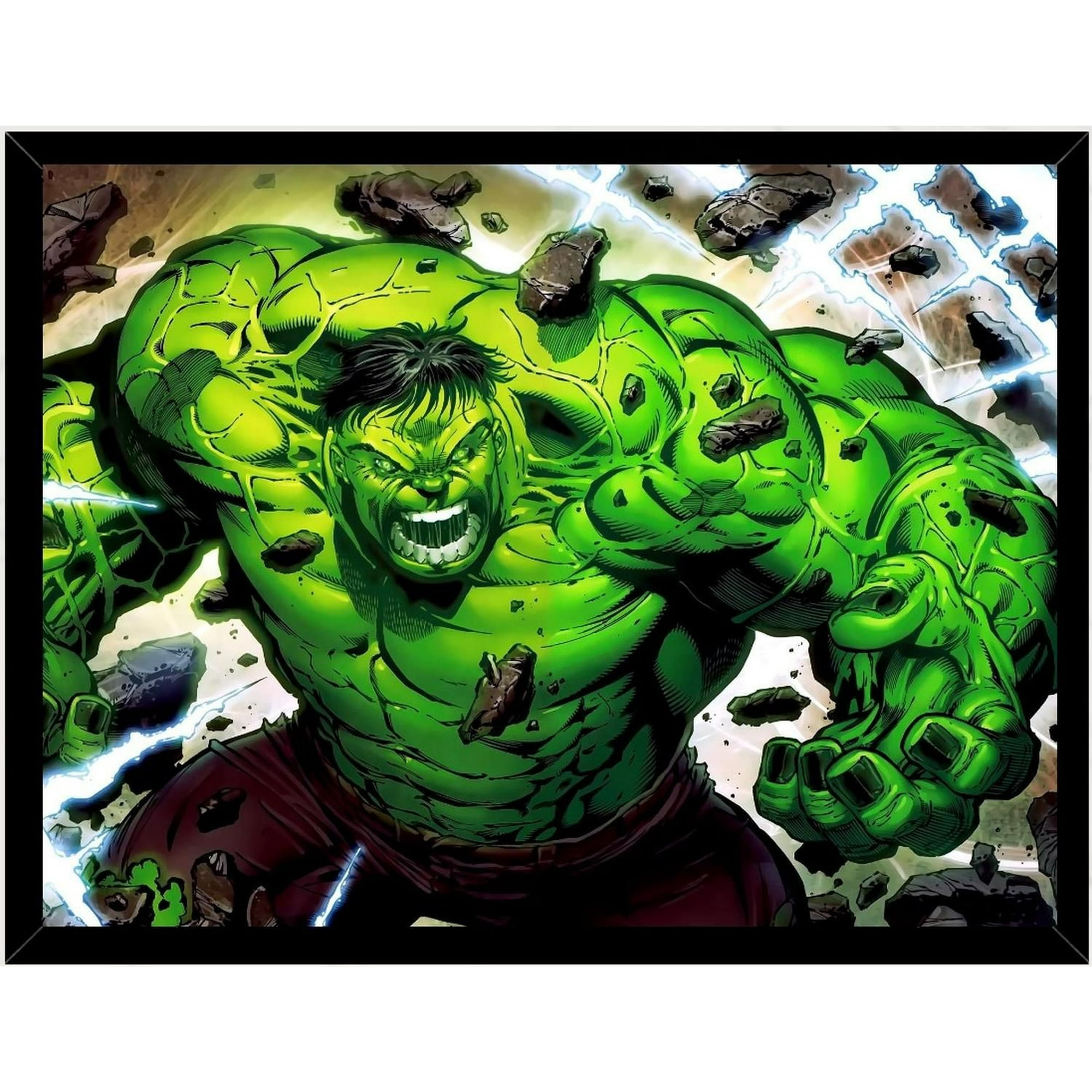 Cuadro Decorativo Hulk Comic Medidas 30x40 CM | Lider