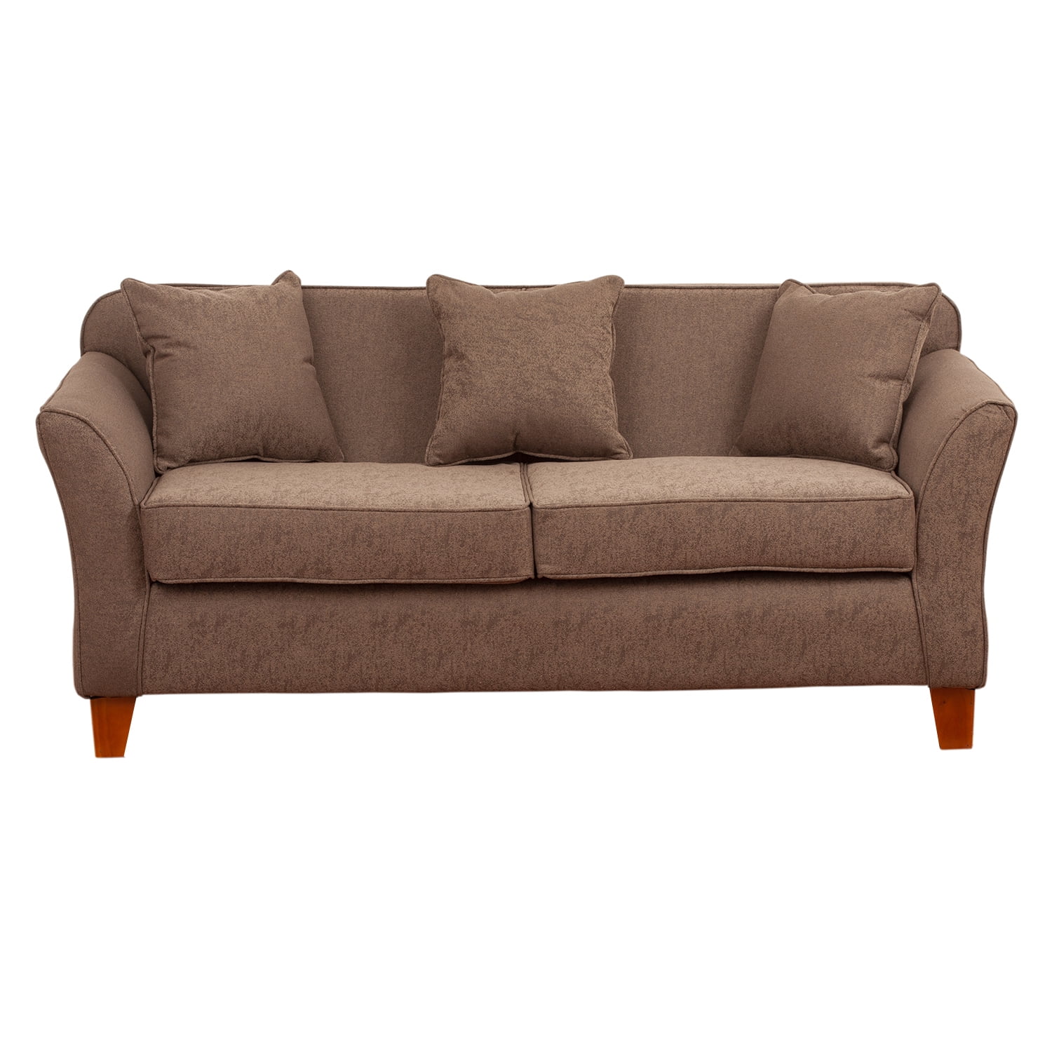 Sofá Lady 3 Cuerpos Lino Sidelli Café | Lider