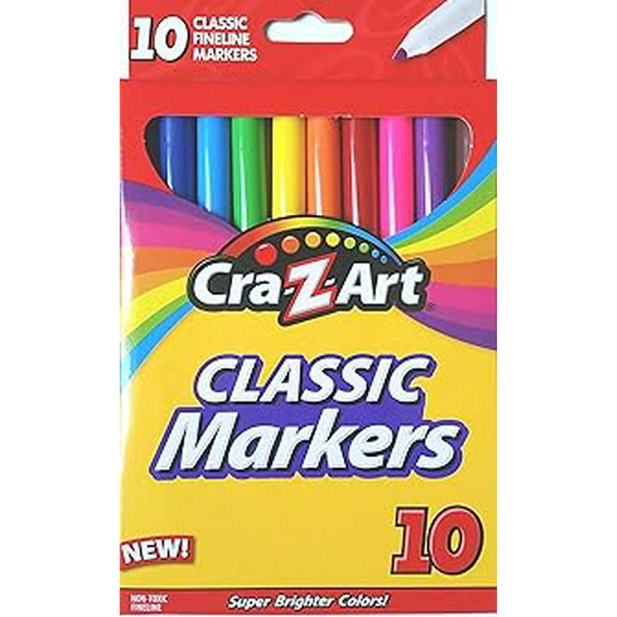 10 Ct Classic Fineline Markers | Lider