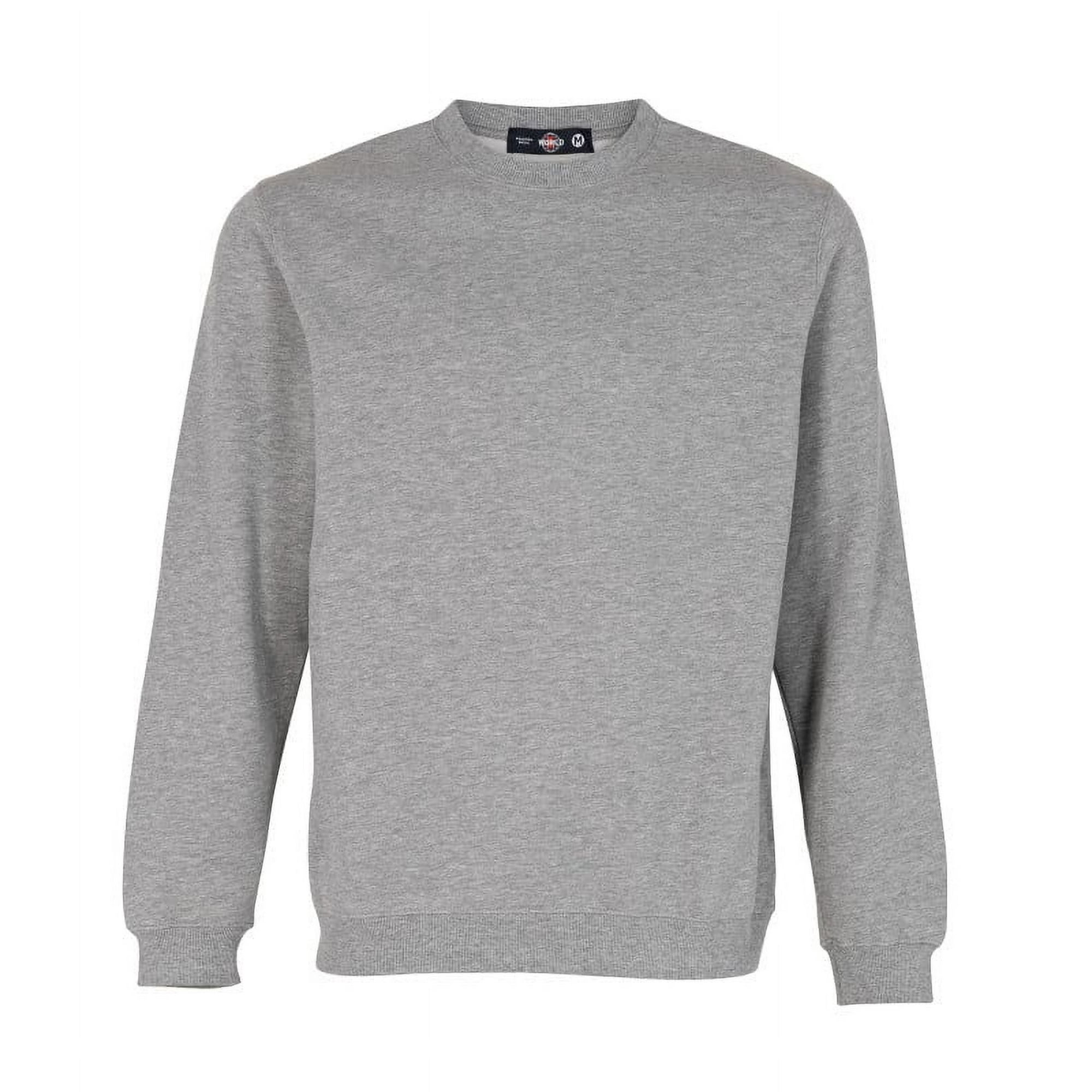 Polerón Basic 65% Algodón Manga Larga Unisex Gris | Lider