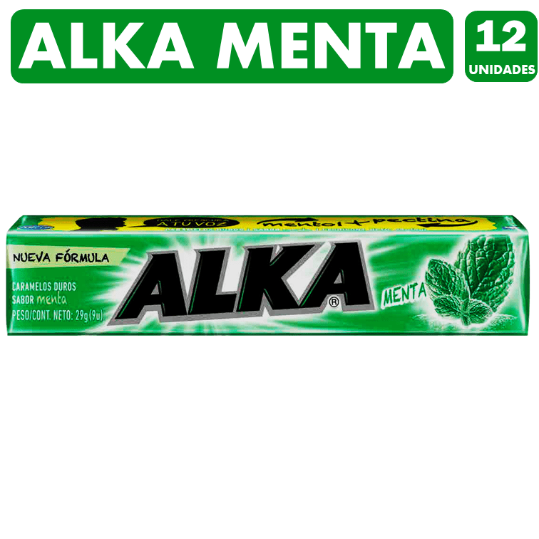 Caramelo Alka Sabor Menta (Display 12 Unidades) | Lider