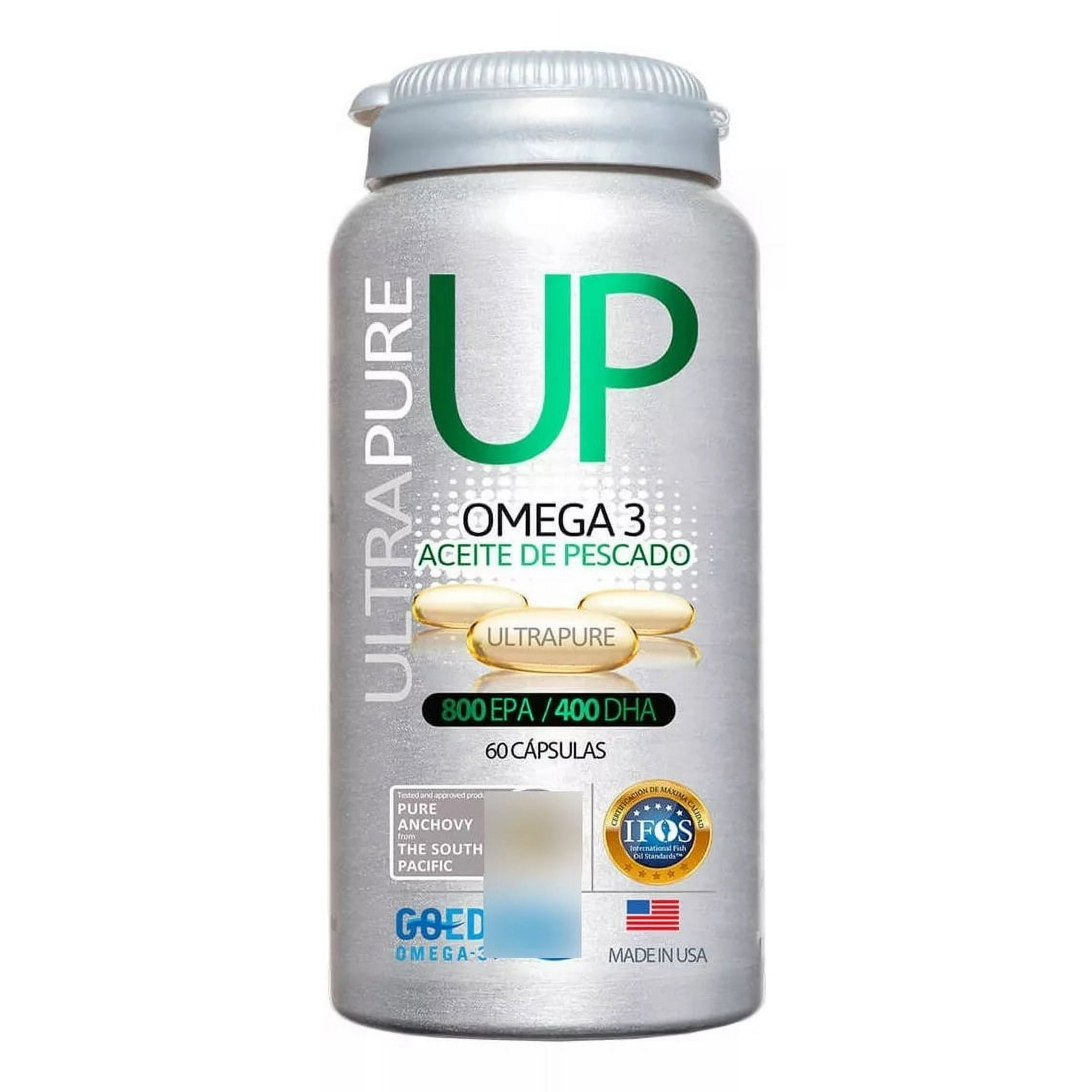 Omega 3 Up Ultra Pure 800 Epa/ 400 Dha 60 Cápsulas | Lider