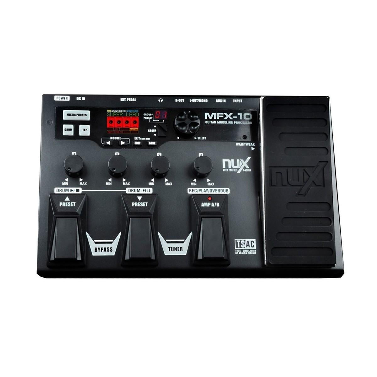 Pedalera Multiefecto NUX MFX-10 | Lider