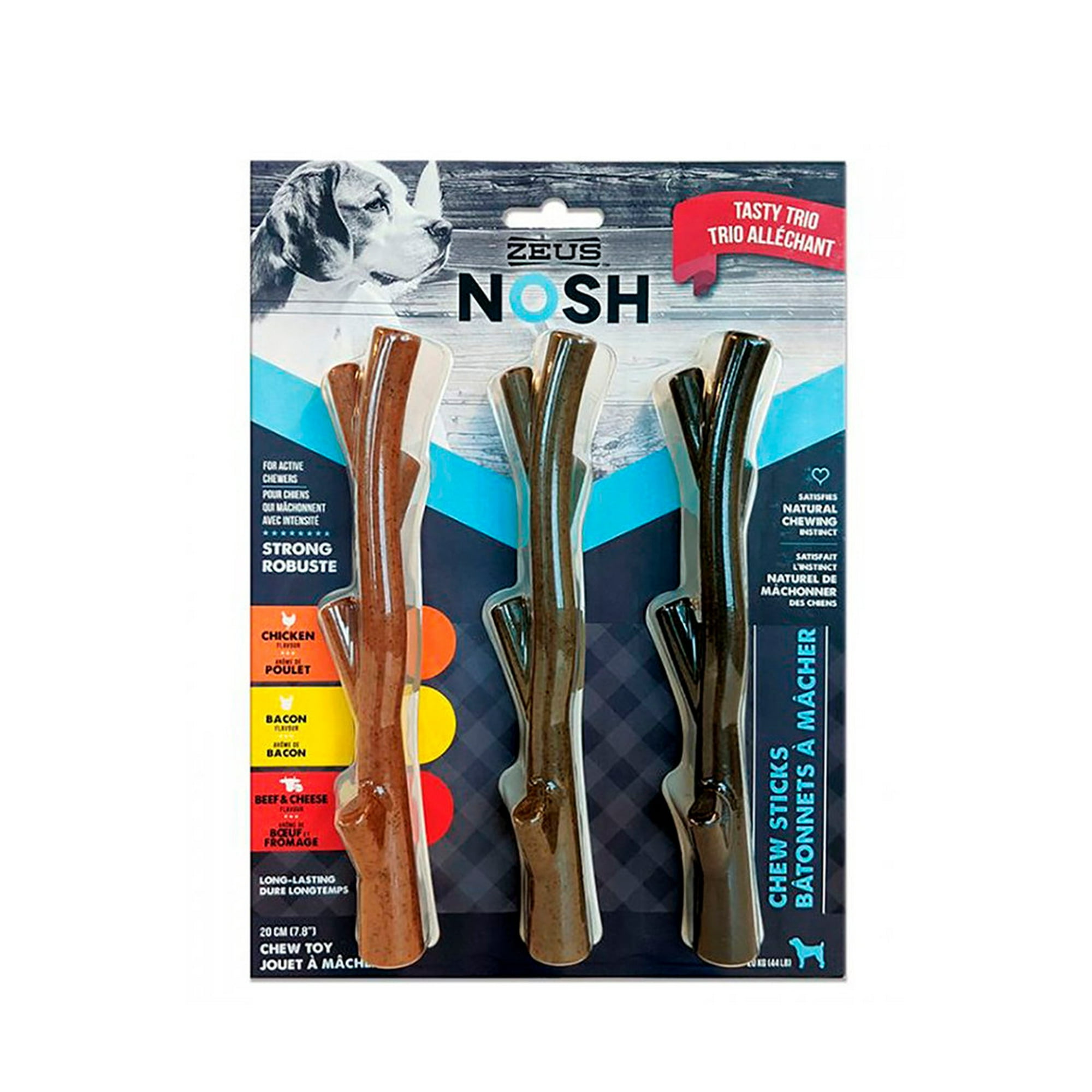 Zeus - Nosh Sticks Masticables 3 Sabores 226Gr | Lider