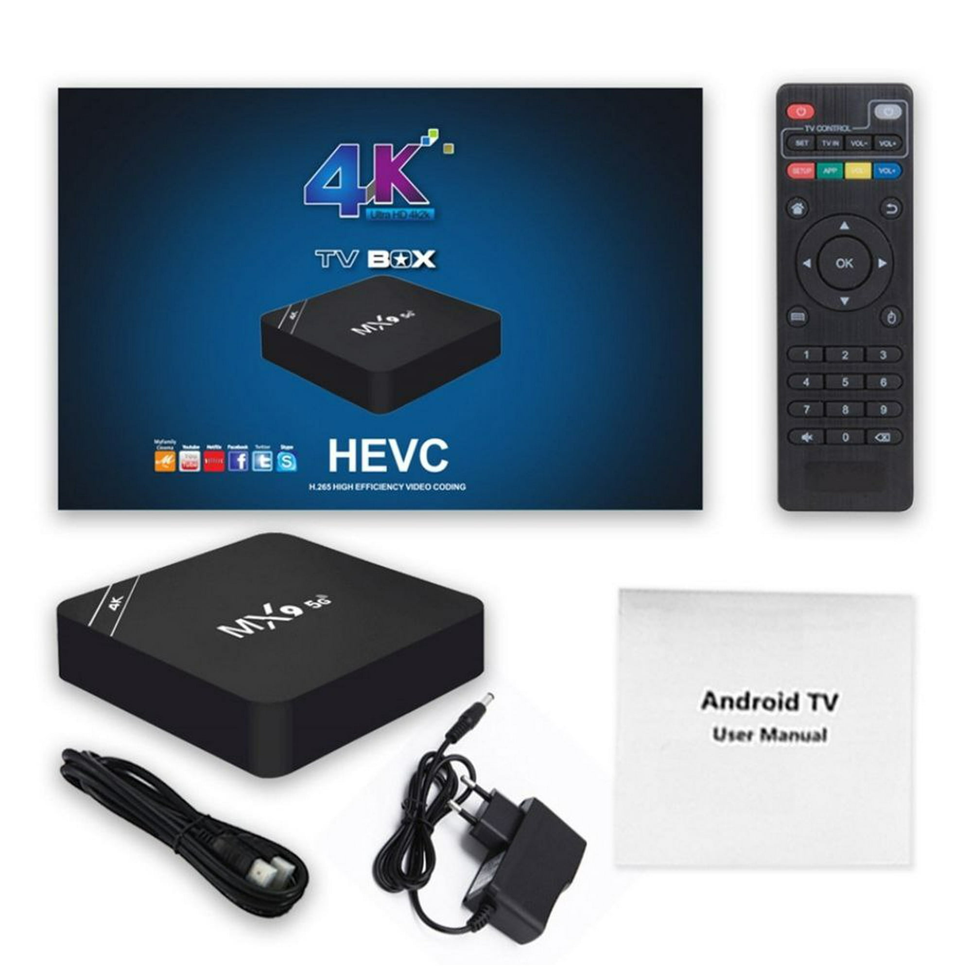 Tv Box Mx9 5g 4k Android wifi para television | Lider