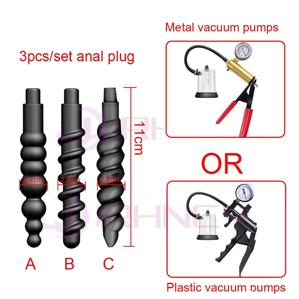 2023 New Vacuum Anal Pump Prostate Massage Anal Dilator Buttplug For ...