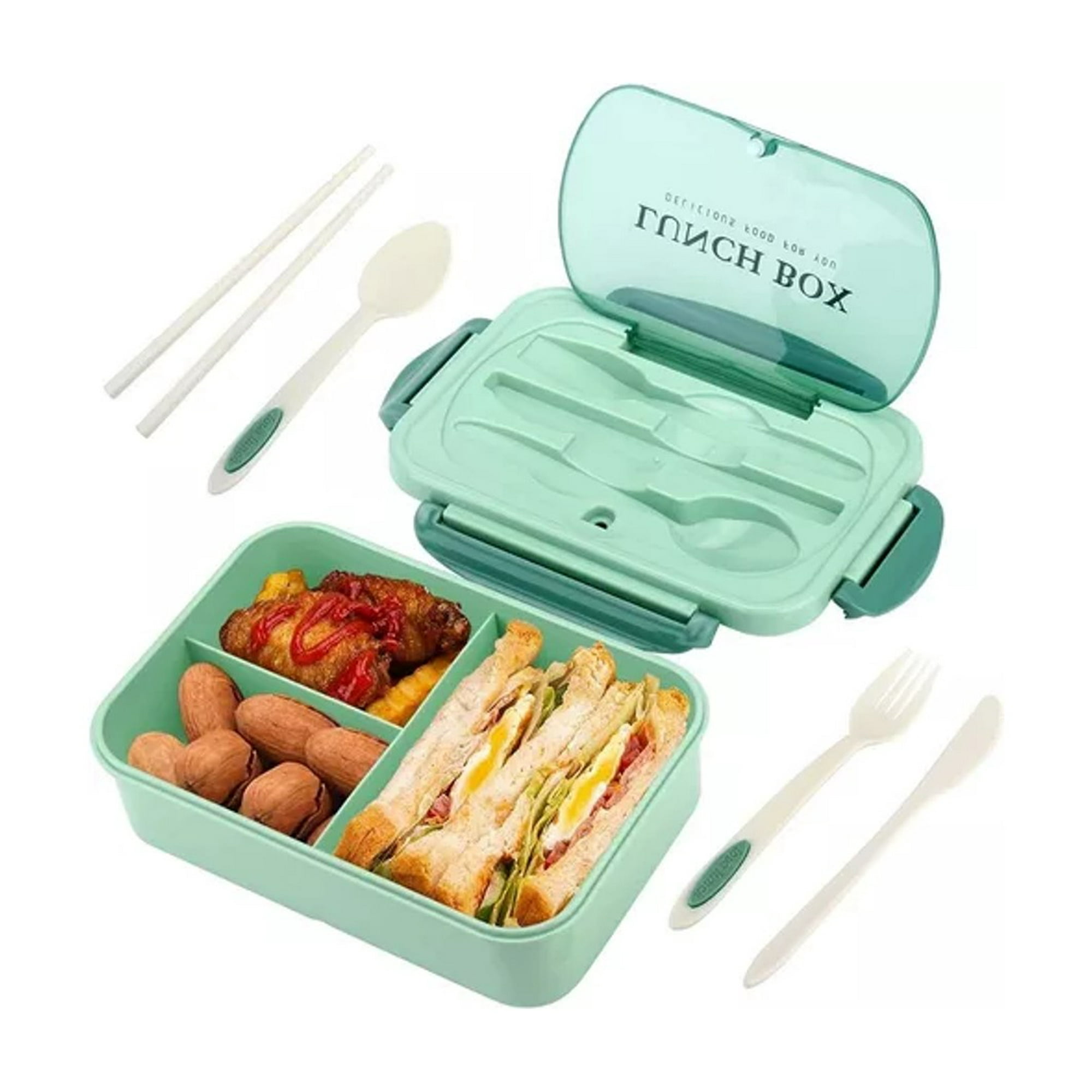 Taper Hermico Para Comidas Contenedor Mas Cubiertos | Lider