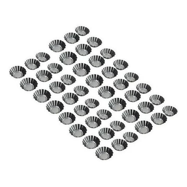 Pack 48 Molde Mini Tartaleta Tarta Moldes Para Reposteria | Lider