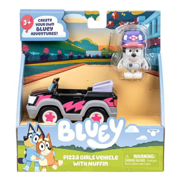 (BLUEY) VEHICULO Y FIGURA - VEHICULO REPARTIDOR CON MUFFIN | Lider