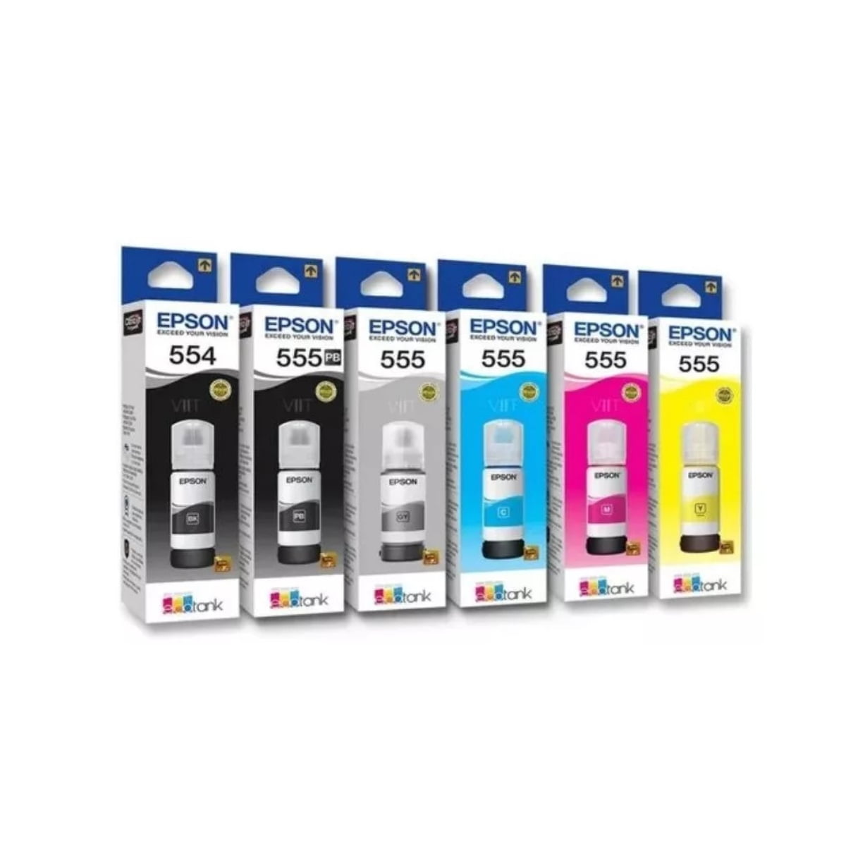 Pack Tintas Epson 554-555 Original | Lider