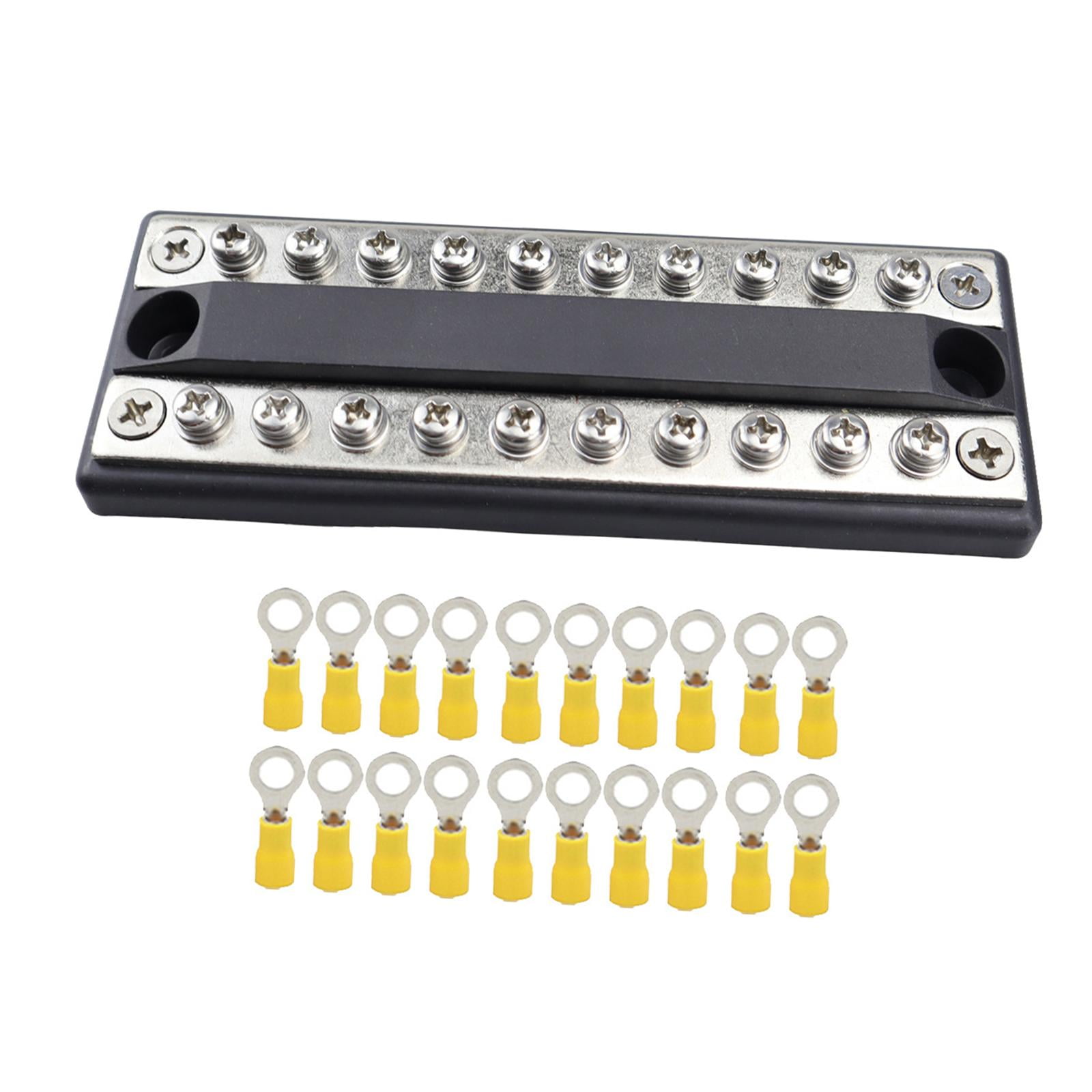 Tira De Terminales De Tornillo De Doble Fila De Bloque De Terminales ...