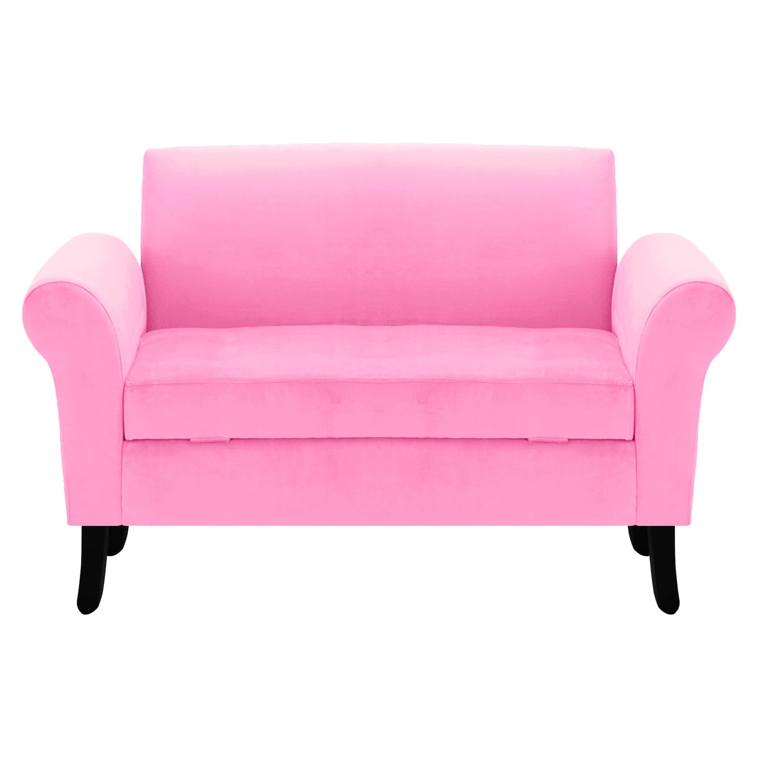 Banqueta Baul + Respaldo Lua 2c Felpa 20 Rosado | Lider