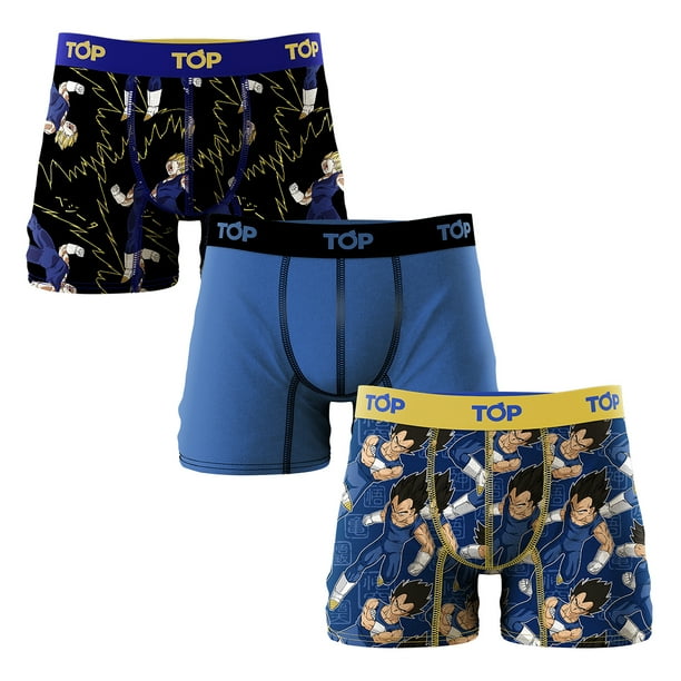 Bóxer Medio Dragon Ball Z Algodón Pack 3 C8 Talla Xl Lider