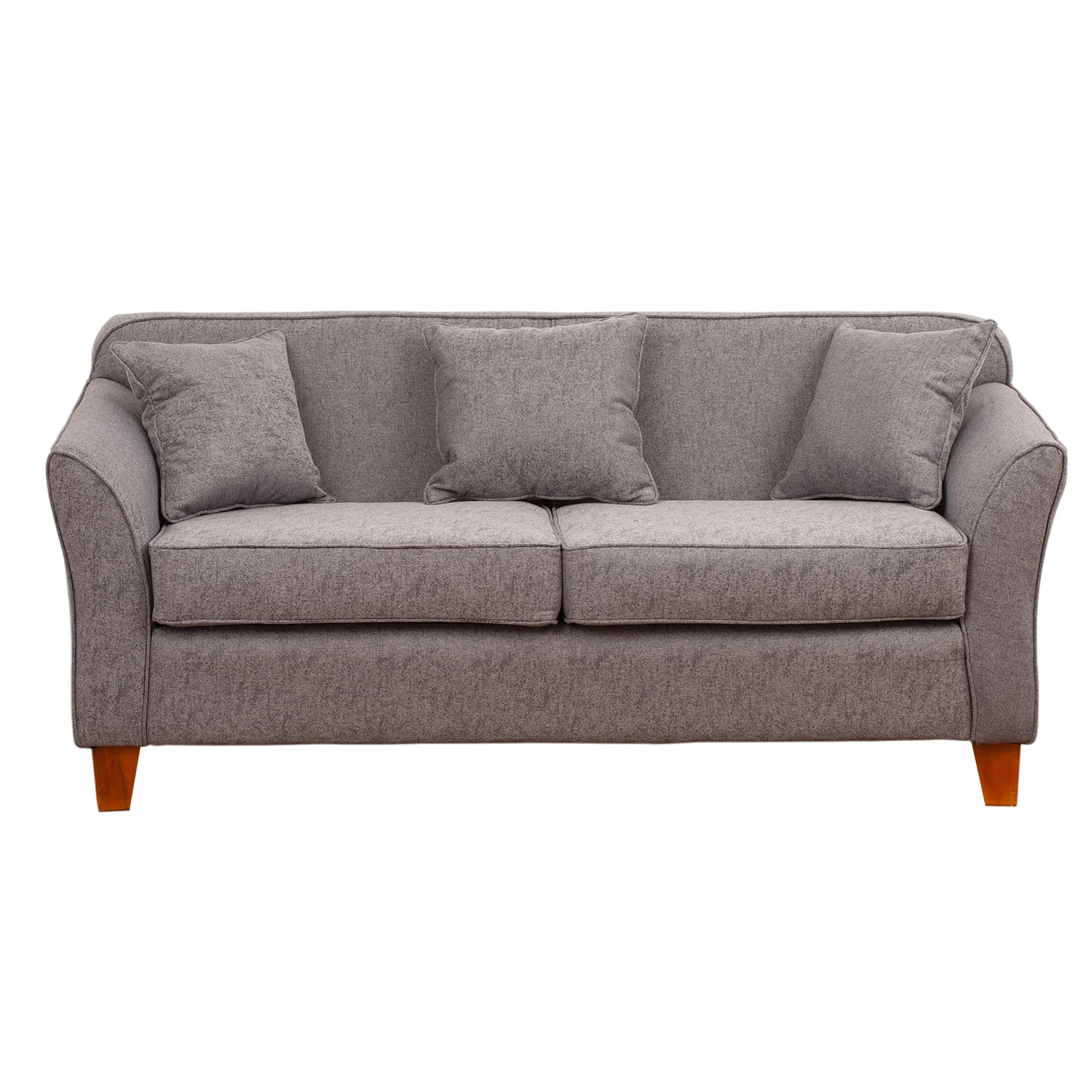 Sofá Lady 3 Cuerpos Lino Sidelli Gris | Lider