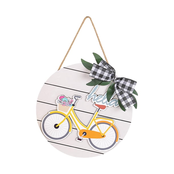 Letrero Colgante De Madera De Primavera, Colgador De Puerta De Letrero ...