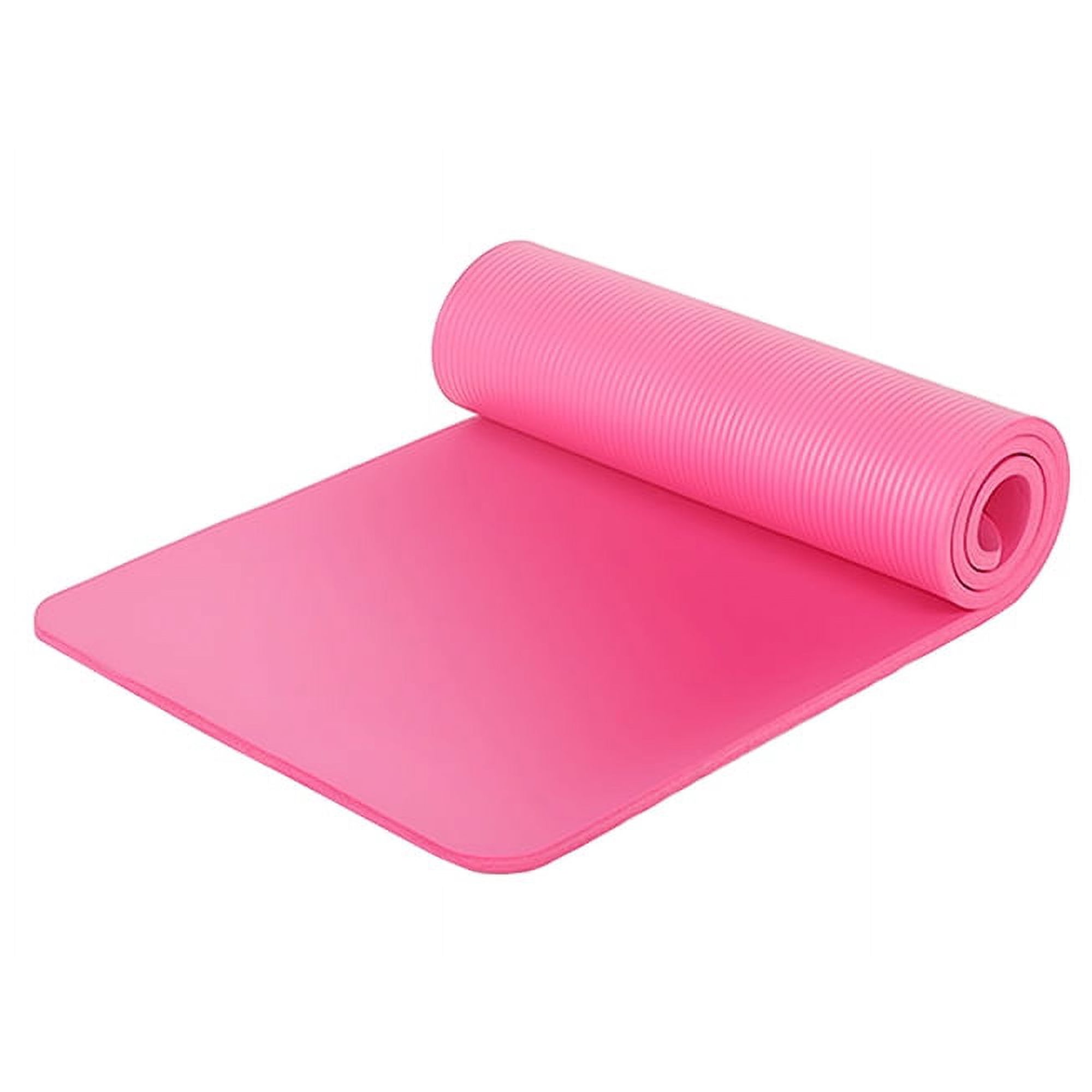 Colchoneta Yoga Mat Pilates 15mm + Correa + Bolso Transporte Fucsia | Lider
