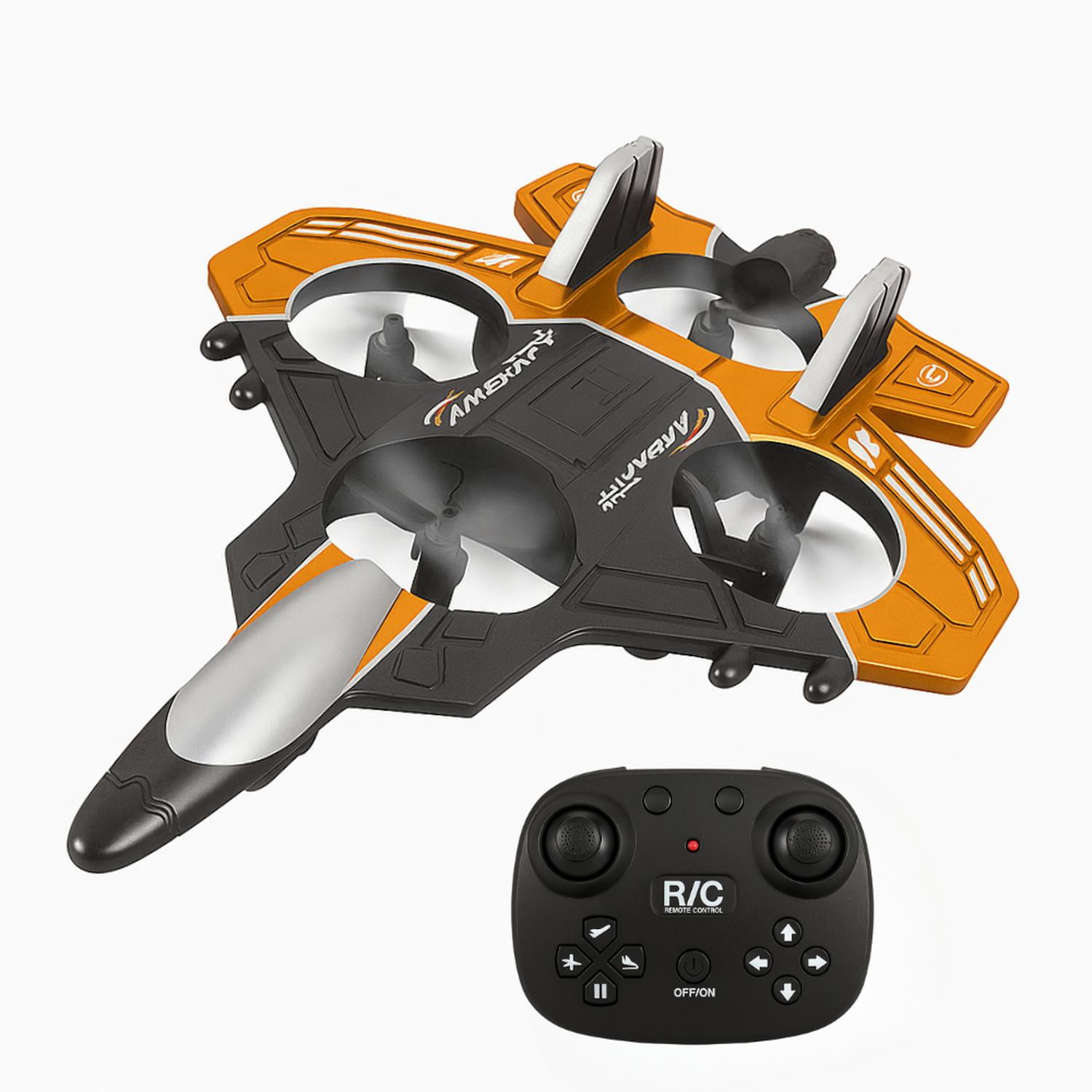 Avion a Control Remoto Acrobatico 360 Grados Jet de Rotacion naranja ...